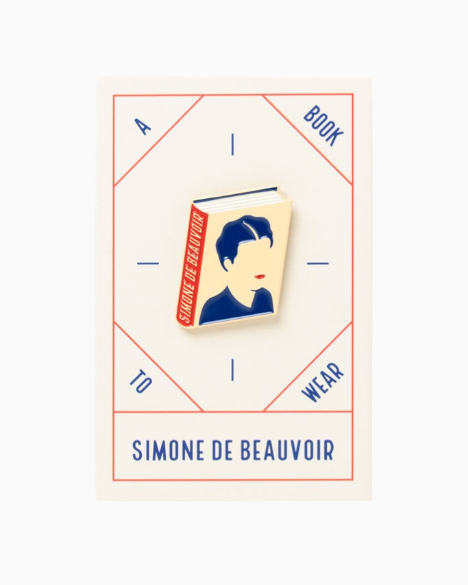 Judy Kaufmann Simone De Beauvoir Pin - vitruta